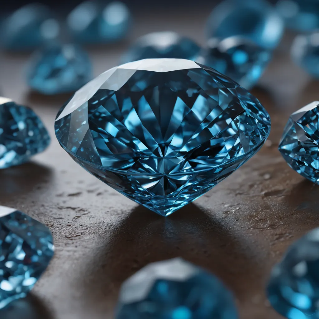 Exploring the Allure of Blue Luster Diamonds