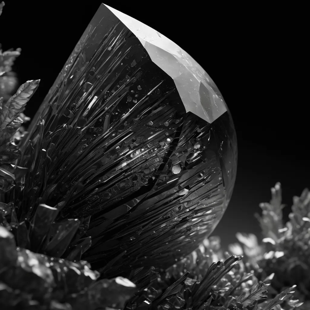 Exploring the Depths of Black and White Crystal