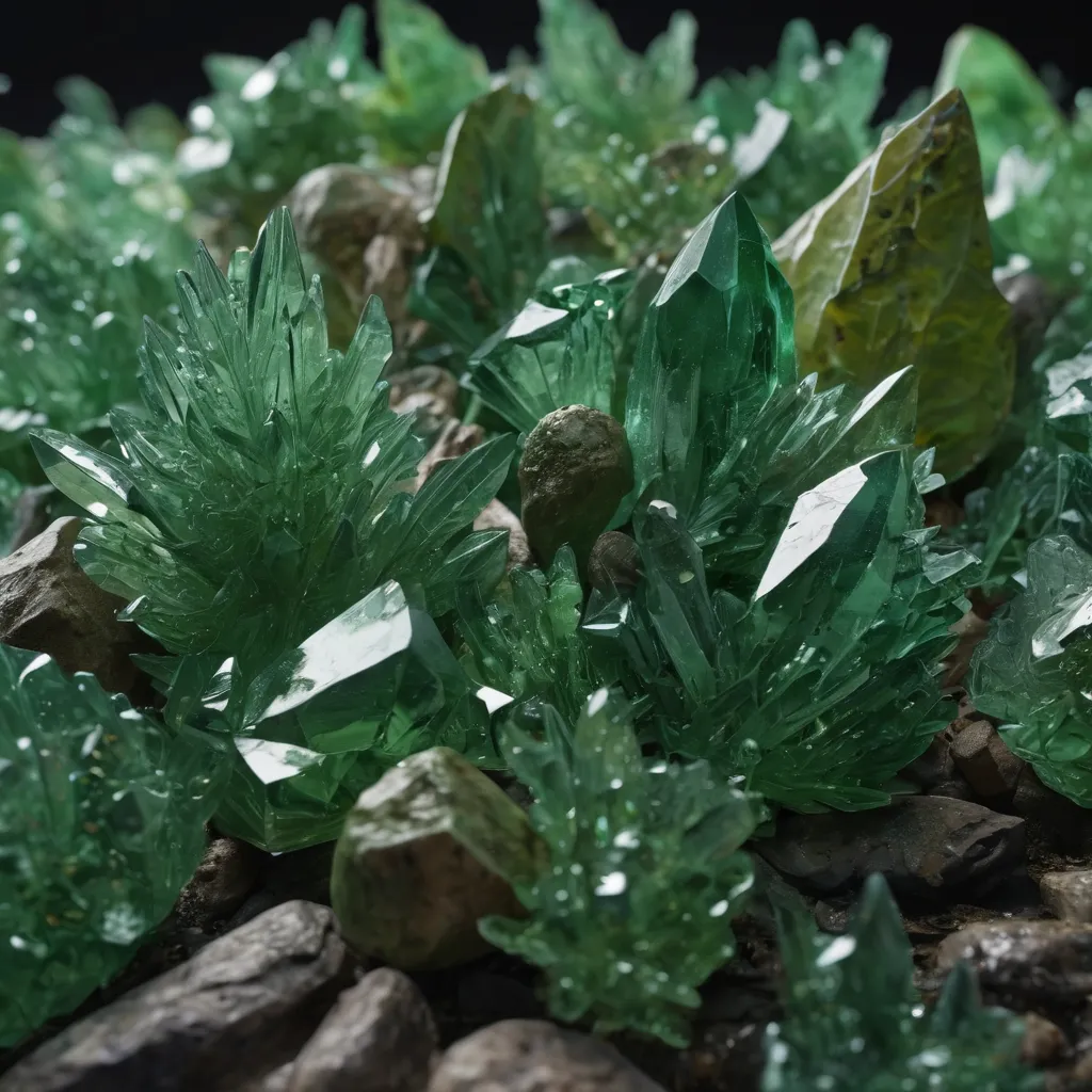 Exploring the Varied World of Green Crystals
