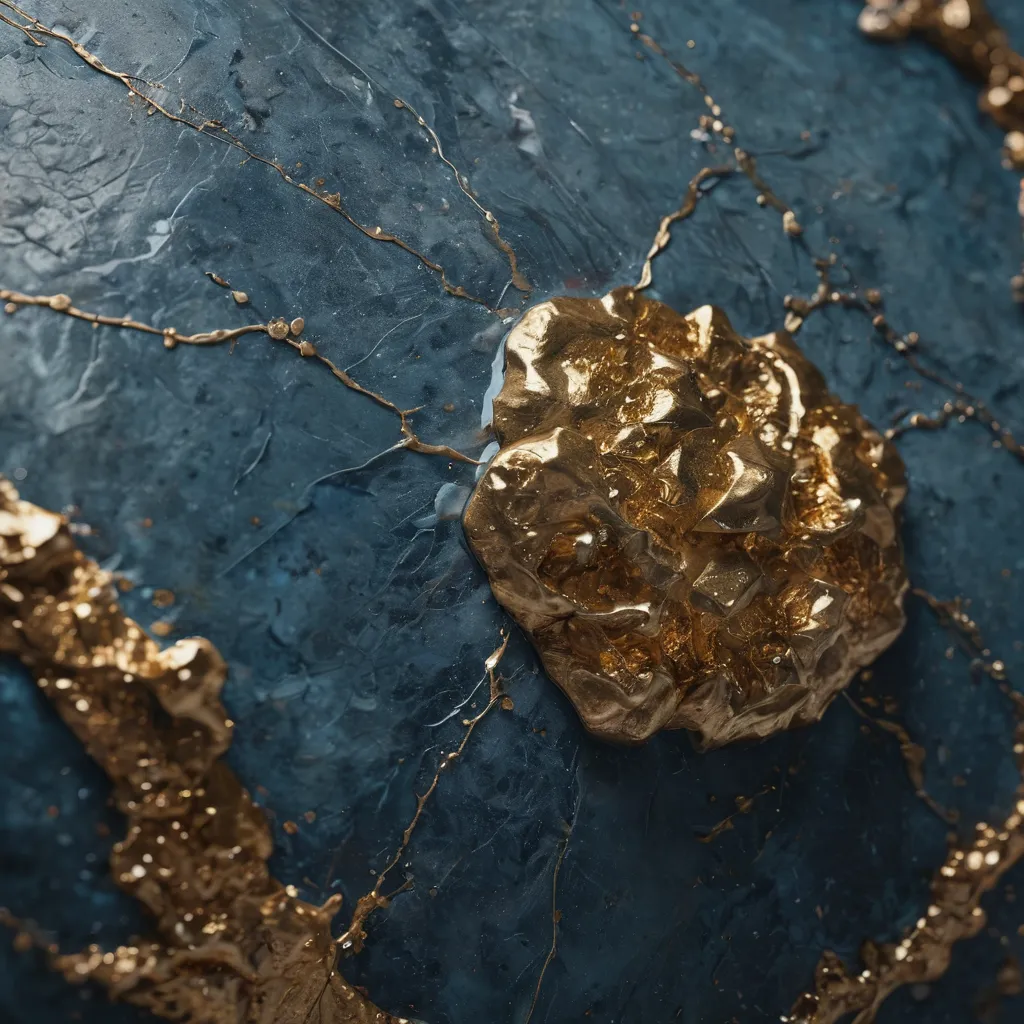The Enchantment of Blue Stones with Golden Flecks