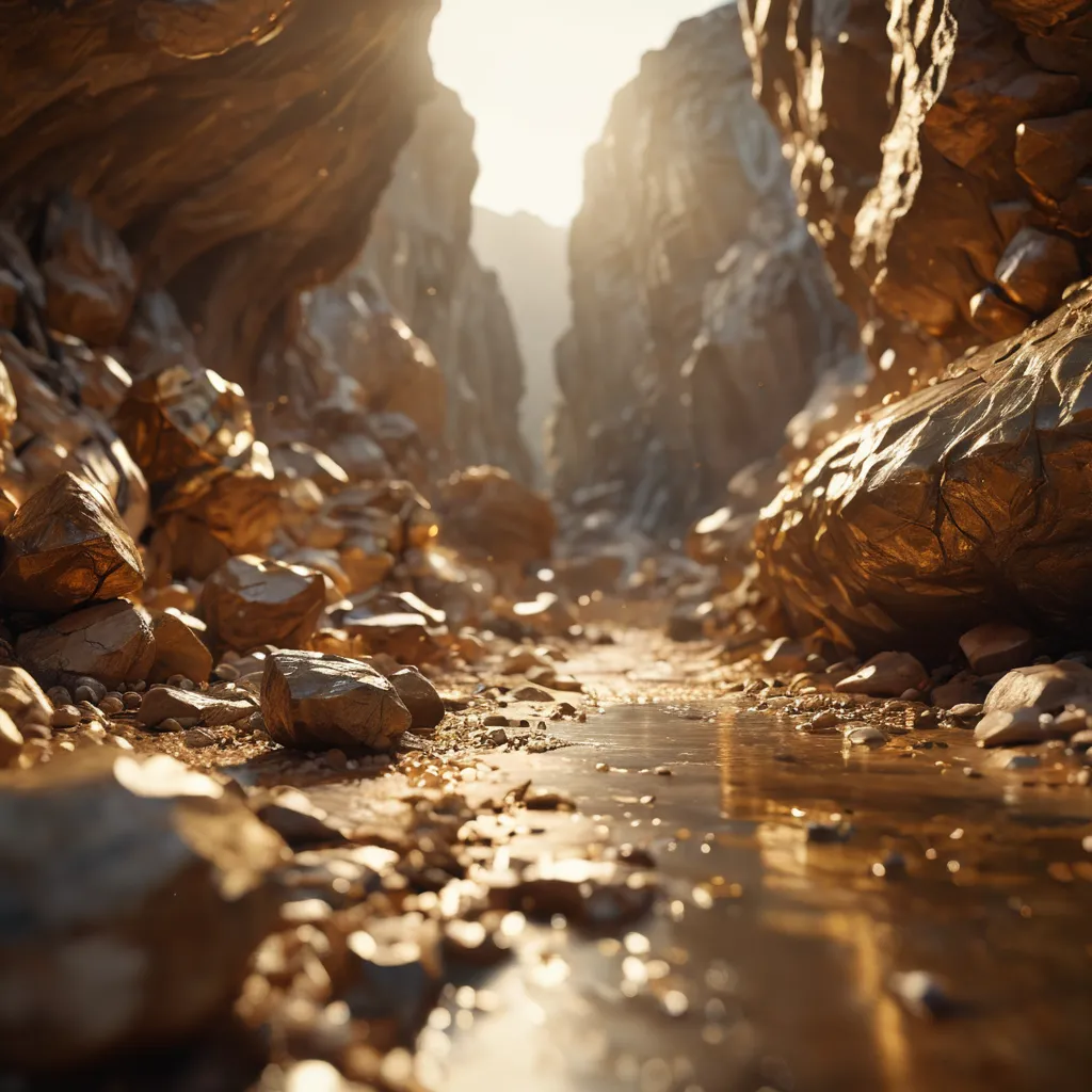 The Geological Journey of Gold: Formation and Mining