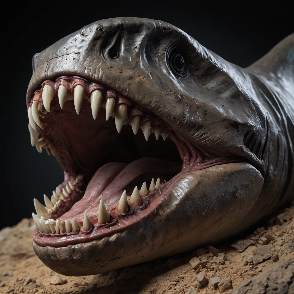 Fossilized Megalodon: Apex Predator of the Cenozoic