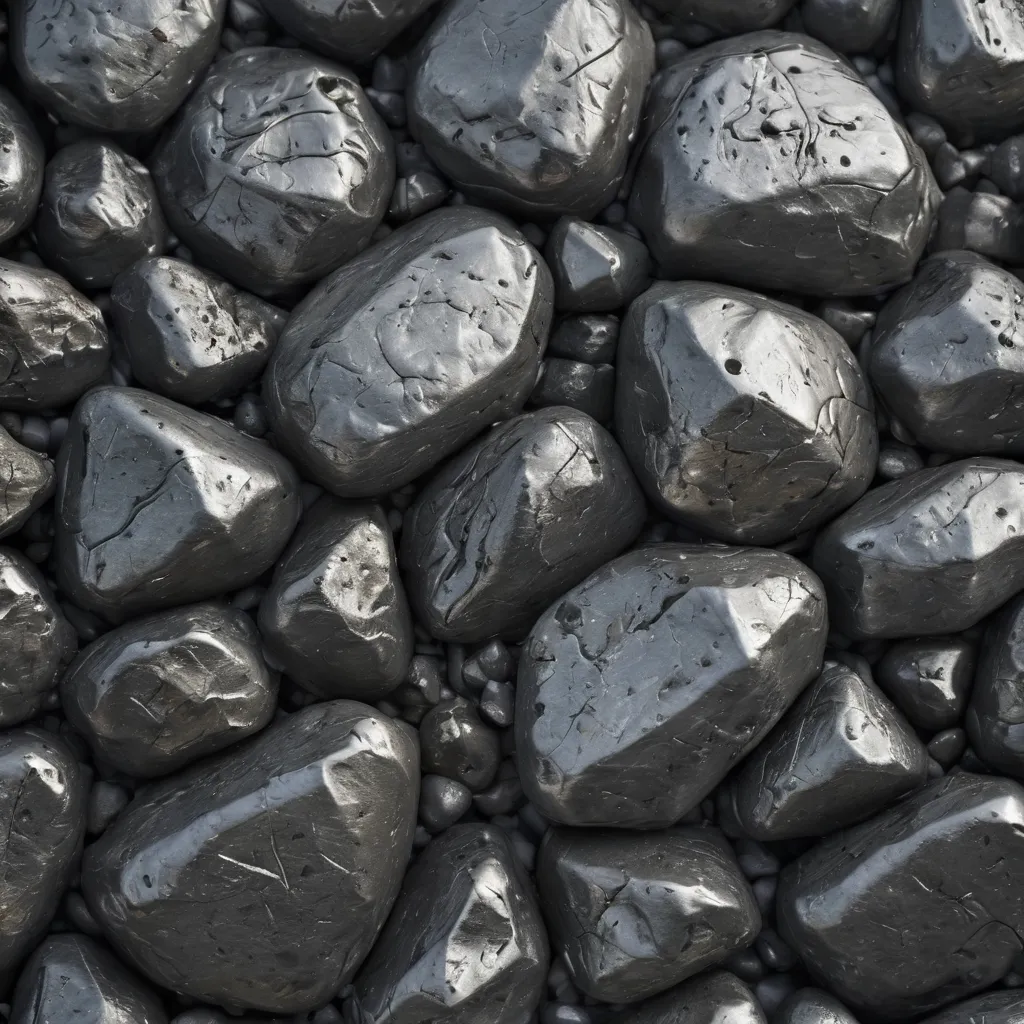 Exploring the Intricacies of Shiny Gray Metallic Rocks