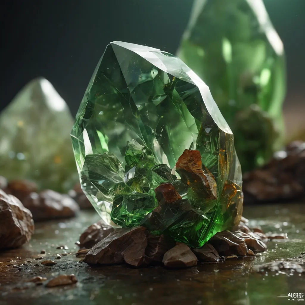 Exploring Green, Brown, and White Crystals: Nature and Uses
